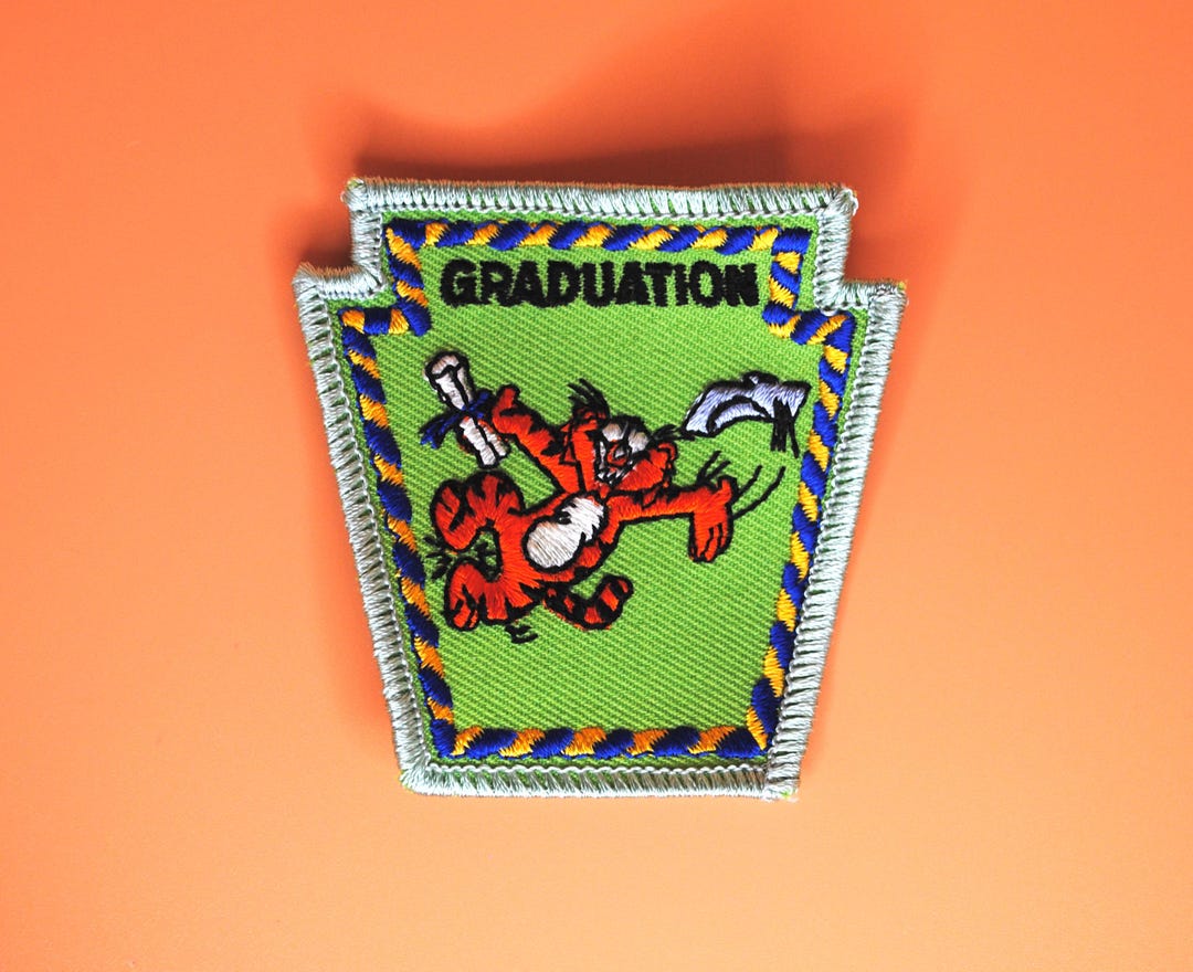 Graduation Tiger Grad Scouts Patch - Etsy