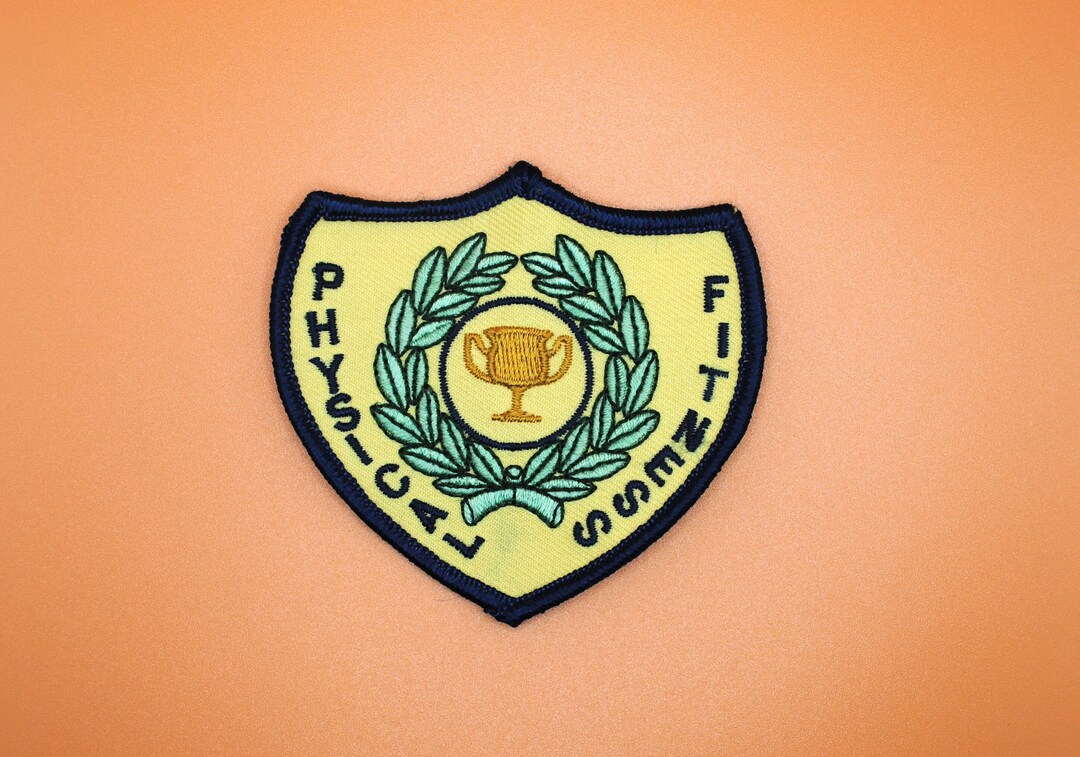 Physical Fitness Award Trophy Badge Vintage Scout Patch - Etsy