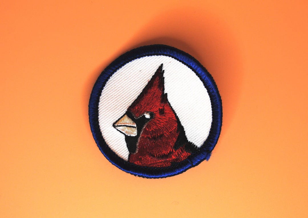 Cardinal Bird Vintage Scouts Patch Mini DEAD STOCK - Etsy