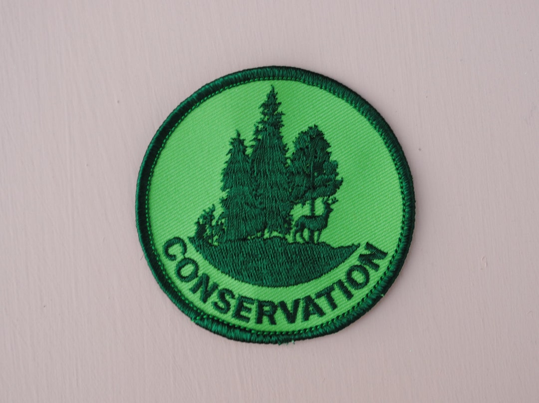 Green Conservation Patch - Etsy