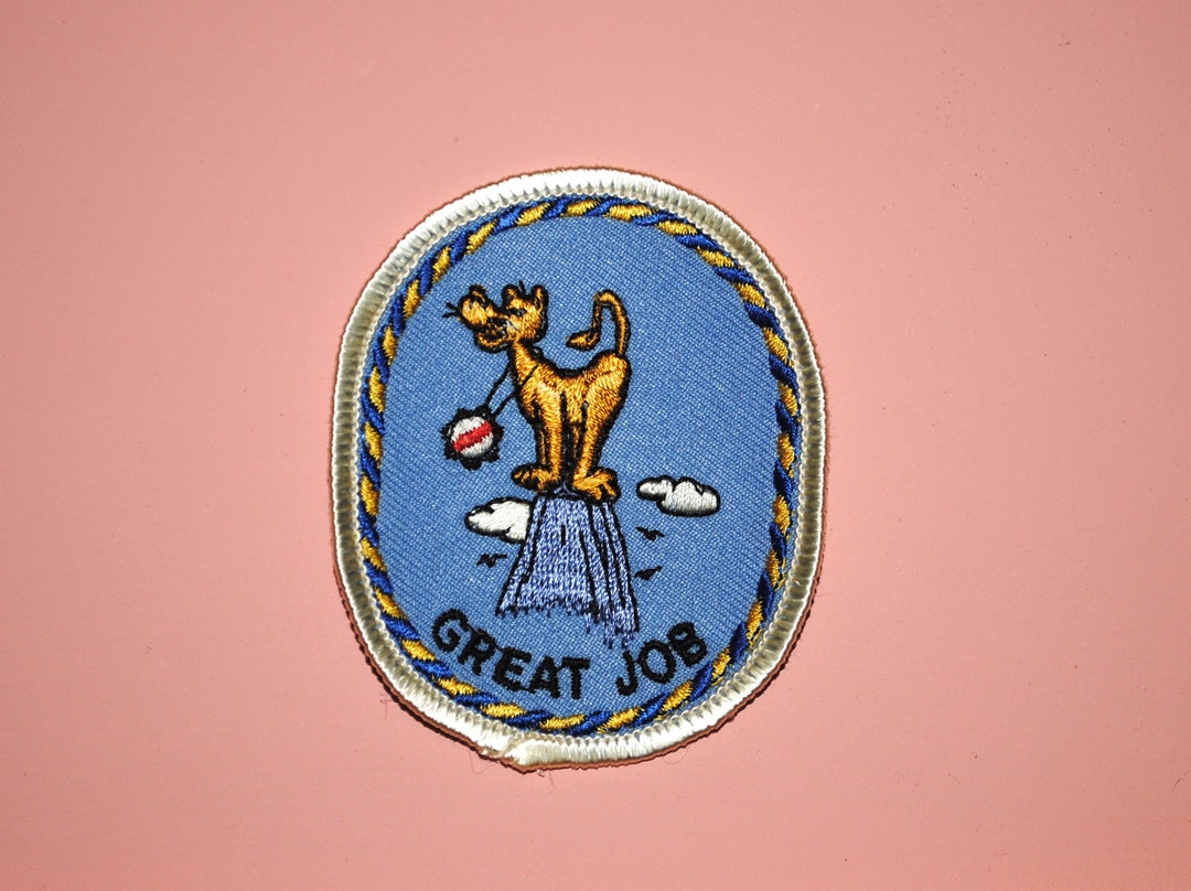 Great Job Dog Circus Vintage Award Patch - Etsy