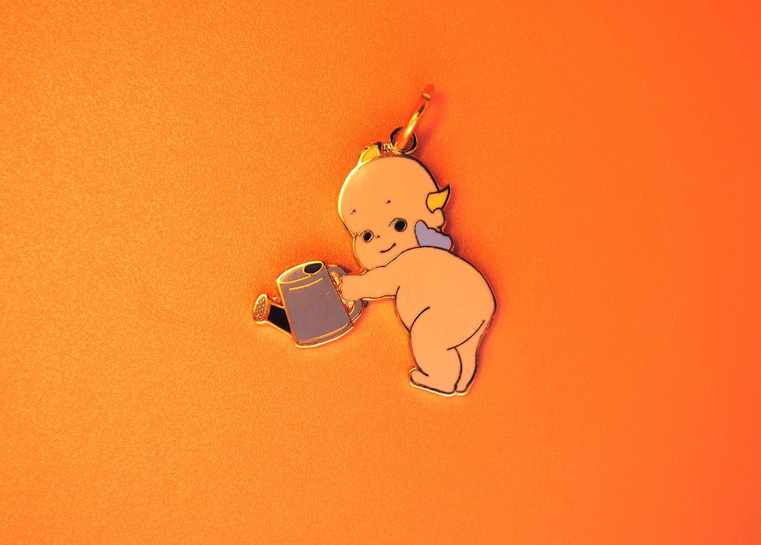 Kewpie Gardener Vintage Charm Gardening Water Can Cupid - Etsy
