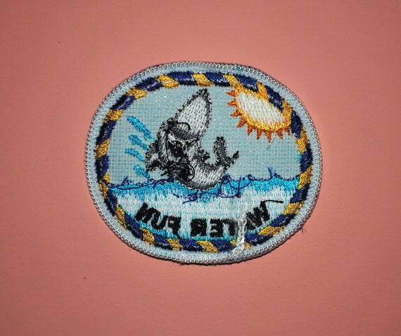 Water Fun Shark Beach Summer Patch - Gem