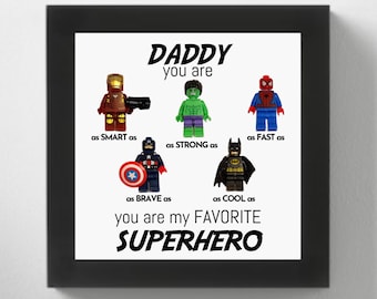 Super Hero Photo Frame | Etsy