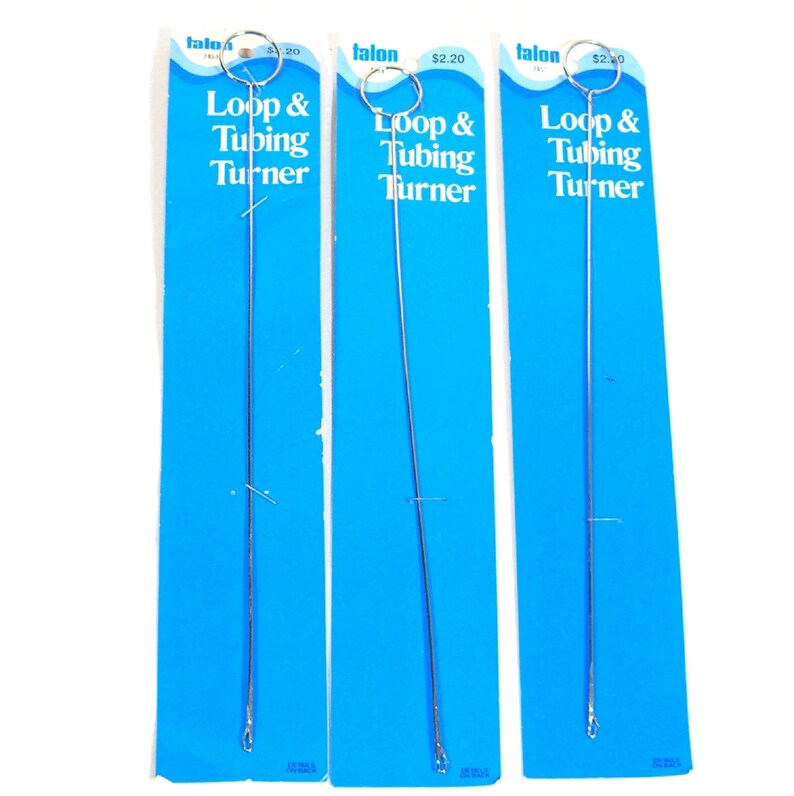 Talon 10 Loop and Tubing Turner Set of 3 Sewing Accessory Turning Bias ...
