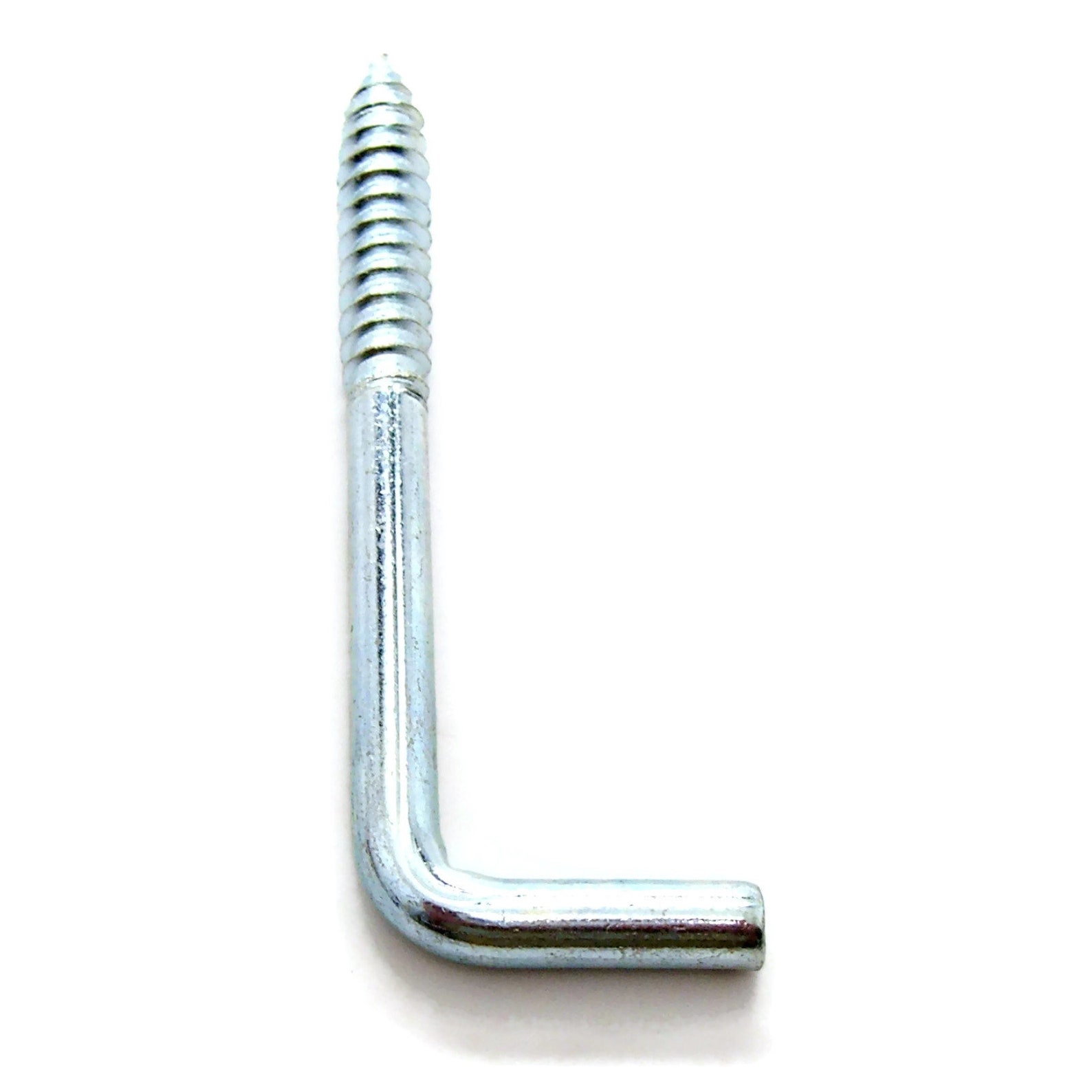 NEW Square Bend Screw Hook 4 Piece Lots 3-1/16-inches Long X 7/32-inch ...