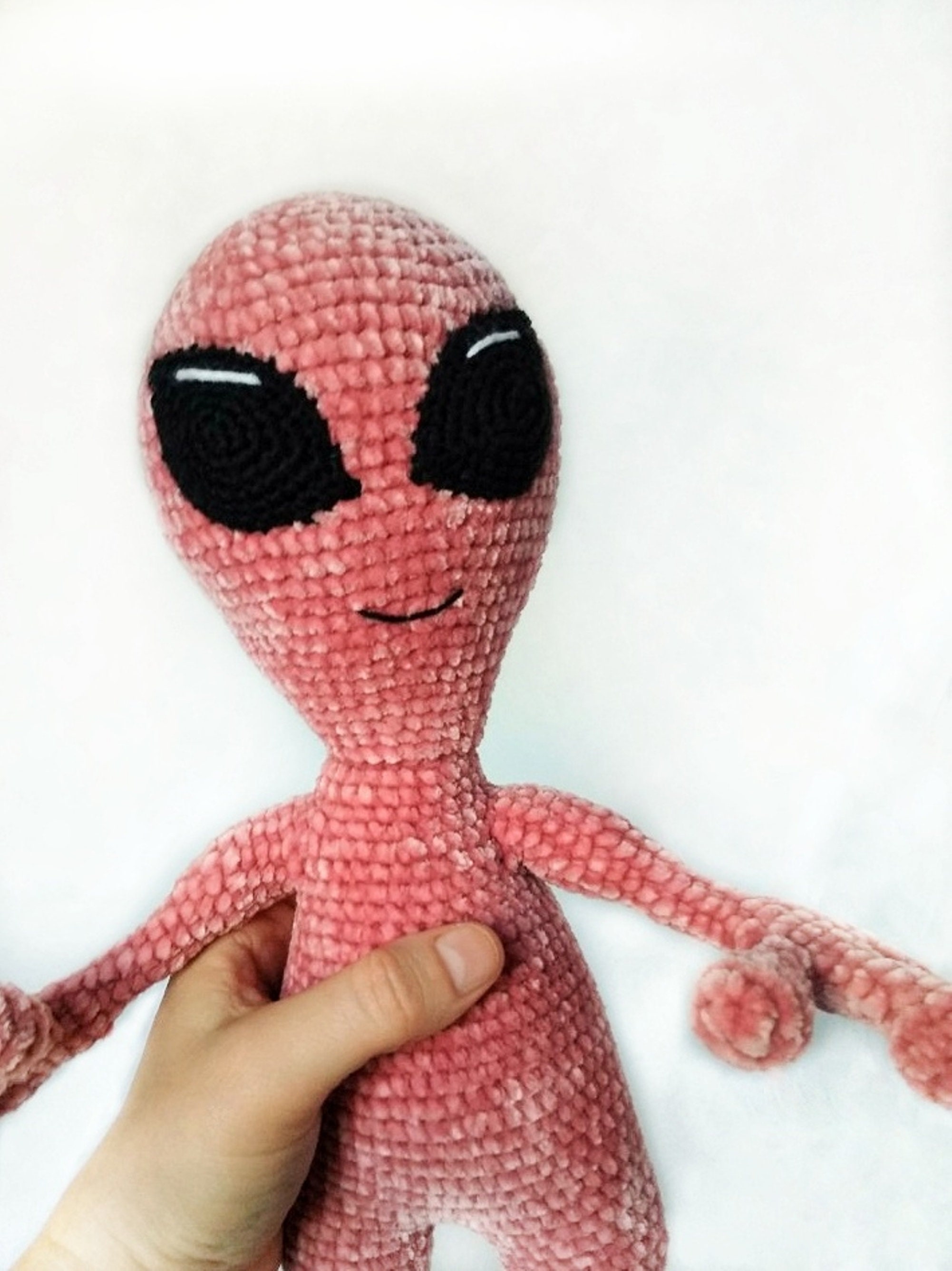 Cute alien plushie toy Space science toy Alien doll UFO decor | Etsy