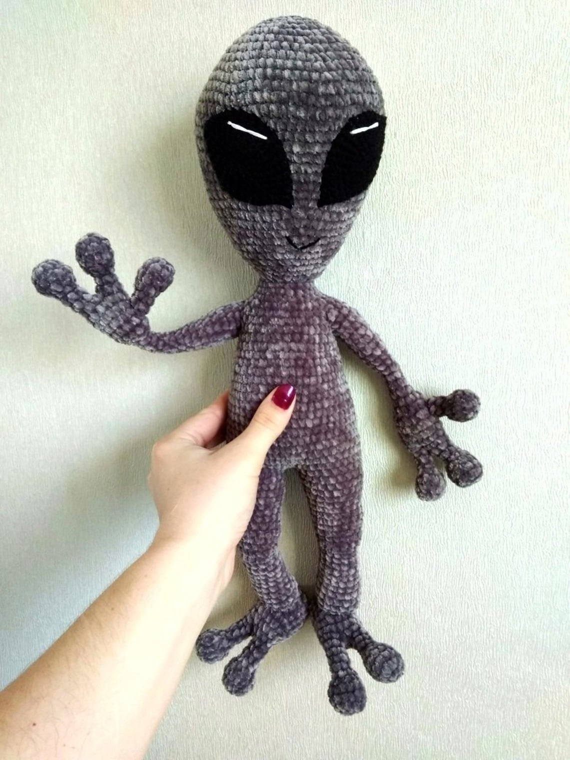 Cute alien plushie toy Space science toy Alien doll UFO decor | Etsy