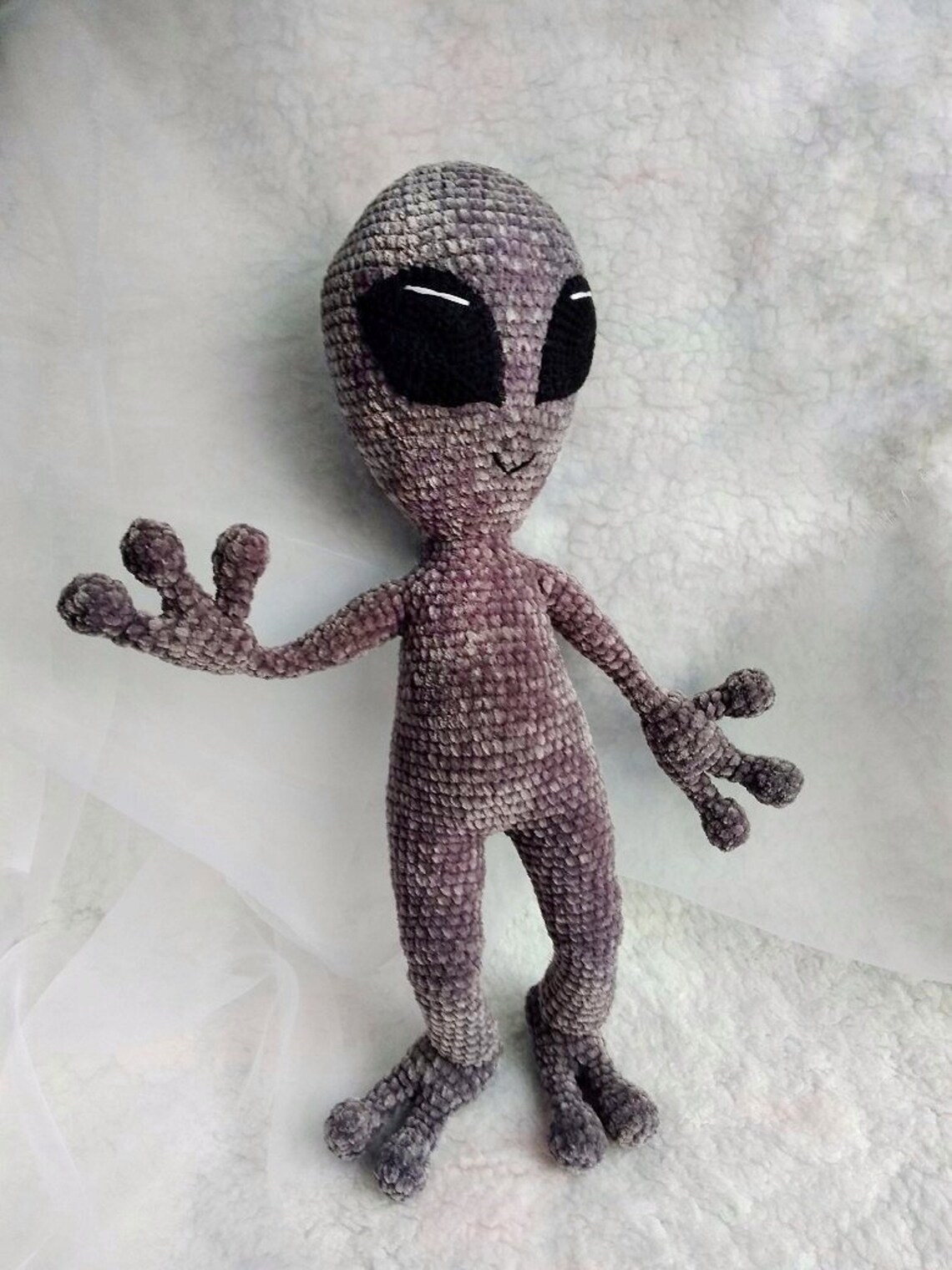 Cute alien plushie toy Space science toy Alien doll UFO decor | Etsy