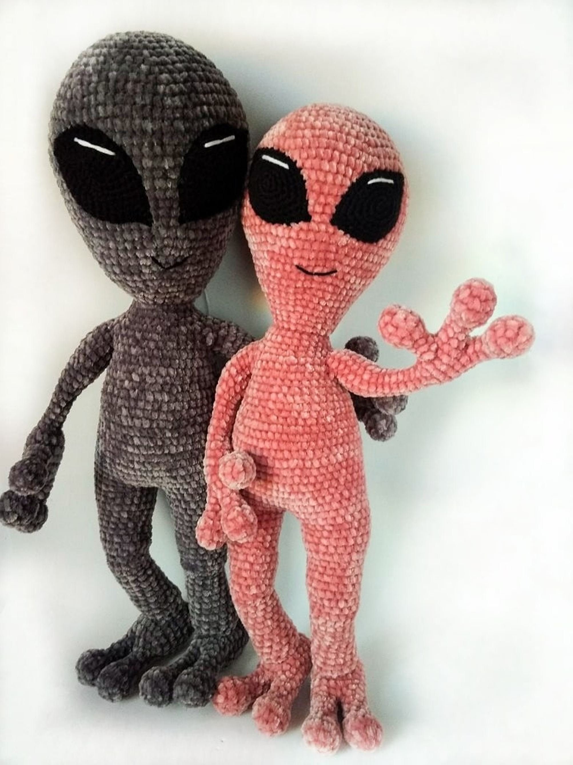 Cute alien plushie toy Space science toy Alien doll UFO decor | Etsy