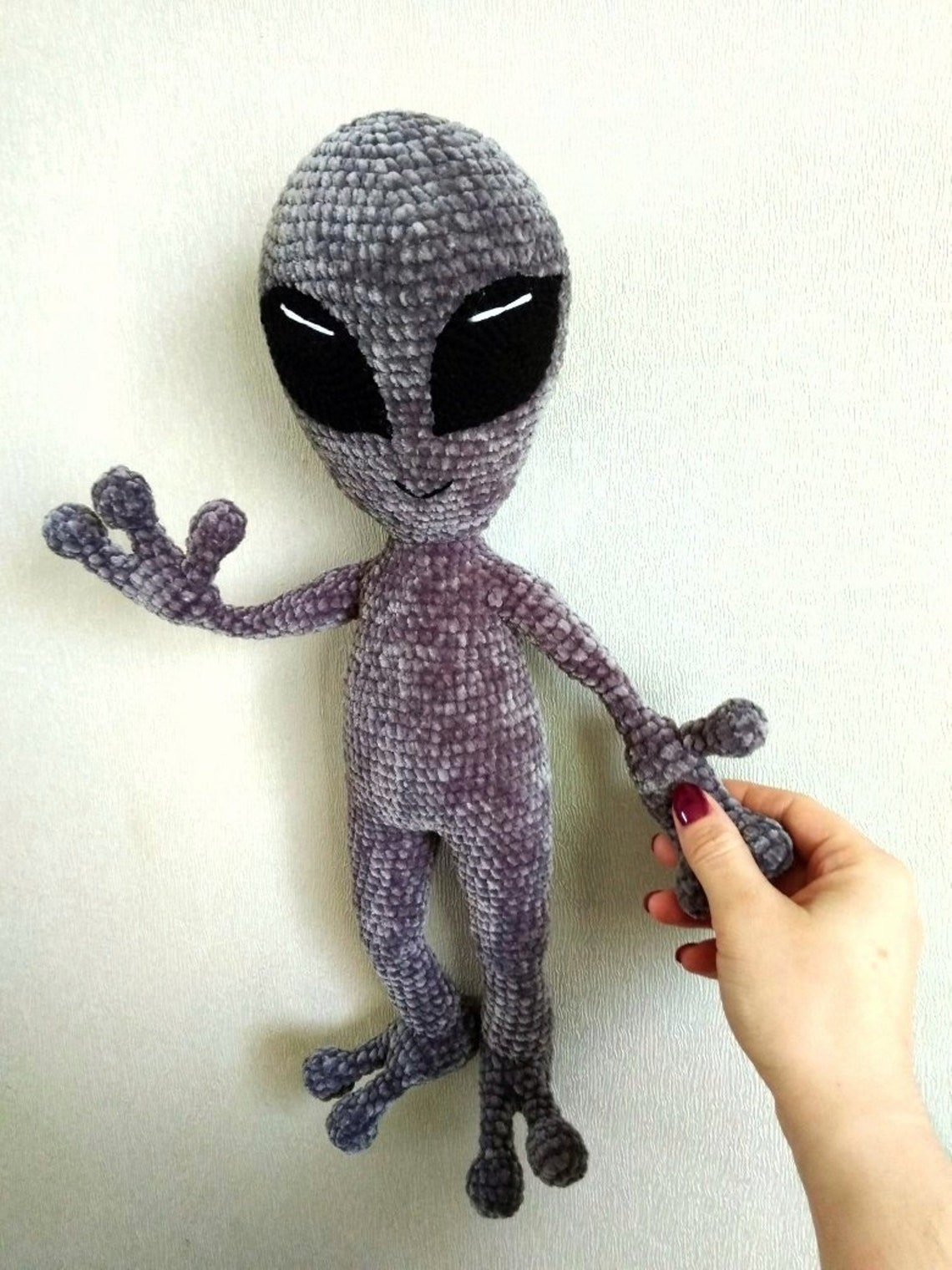 Cute alien plushie toy Space science toy Alien doll UFO decor | Etsy