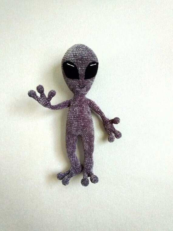 Cute alien plushie toy Space science toy Alien doll UFO decor | Etsy