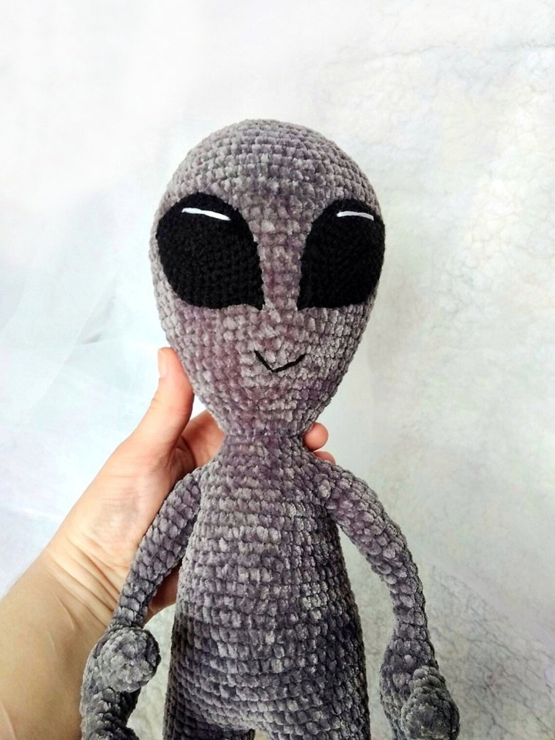 Cute alien plushie toy Space science toy Alien doll UFO decor | Etsy