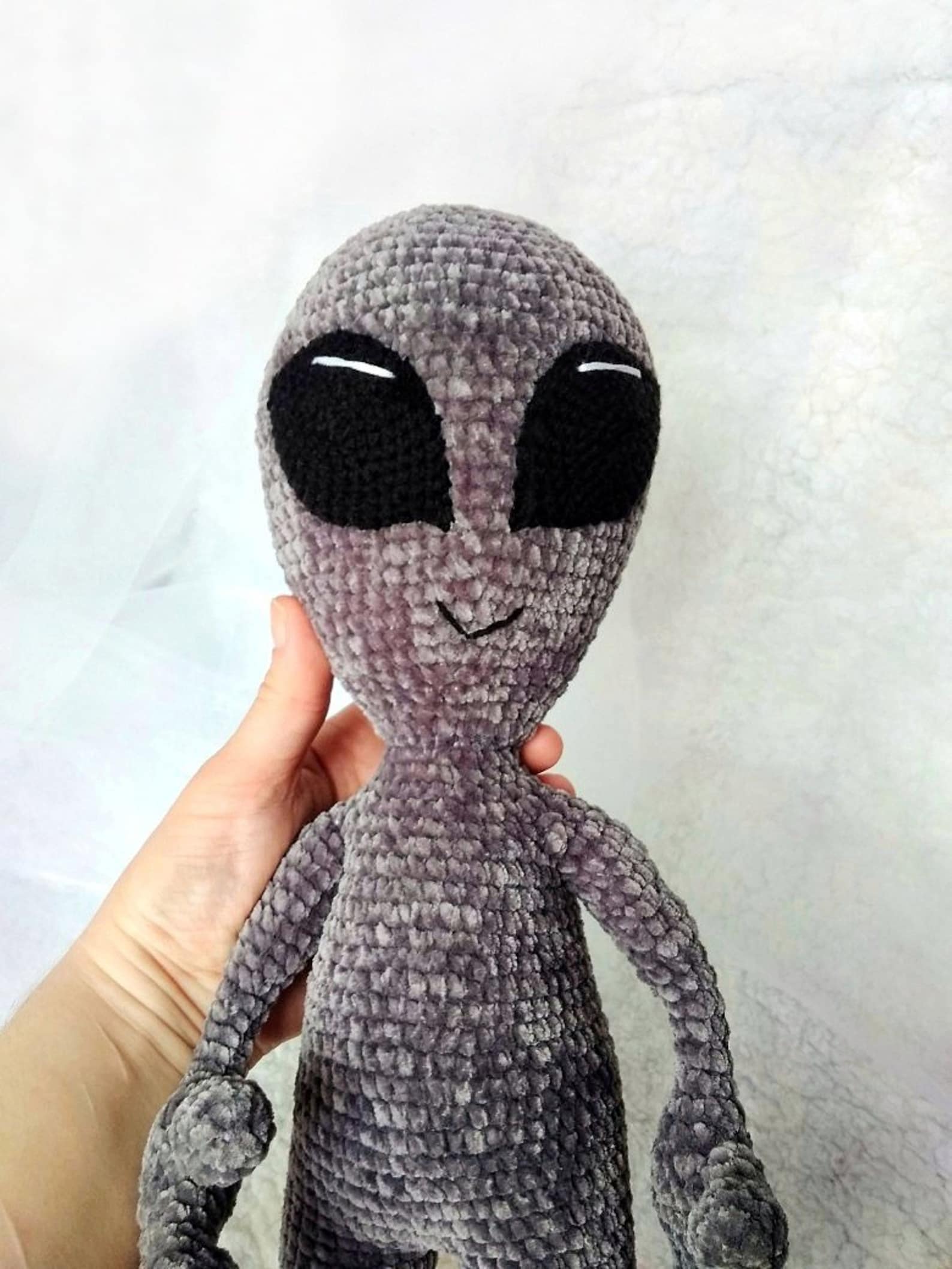 Cute alien plushie toy Space science toy Alien doll UFO decor | Etsy
