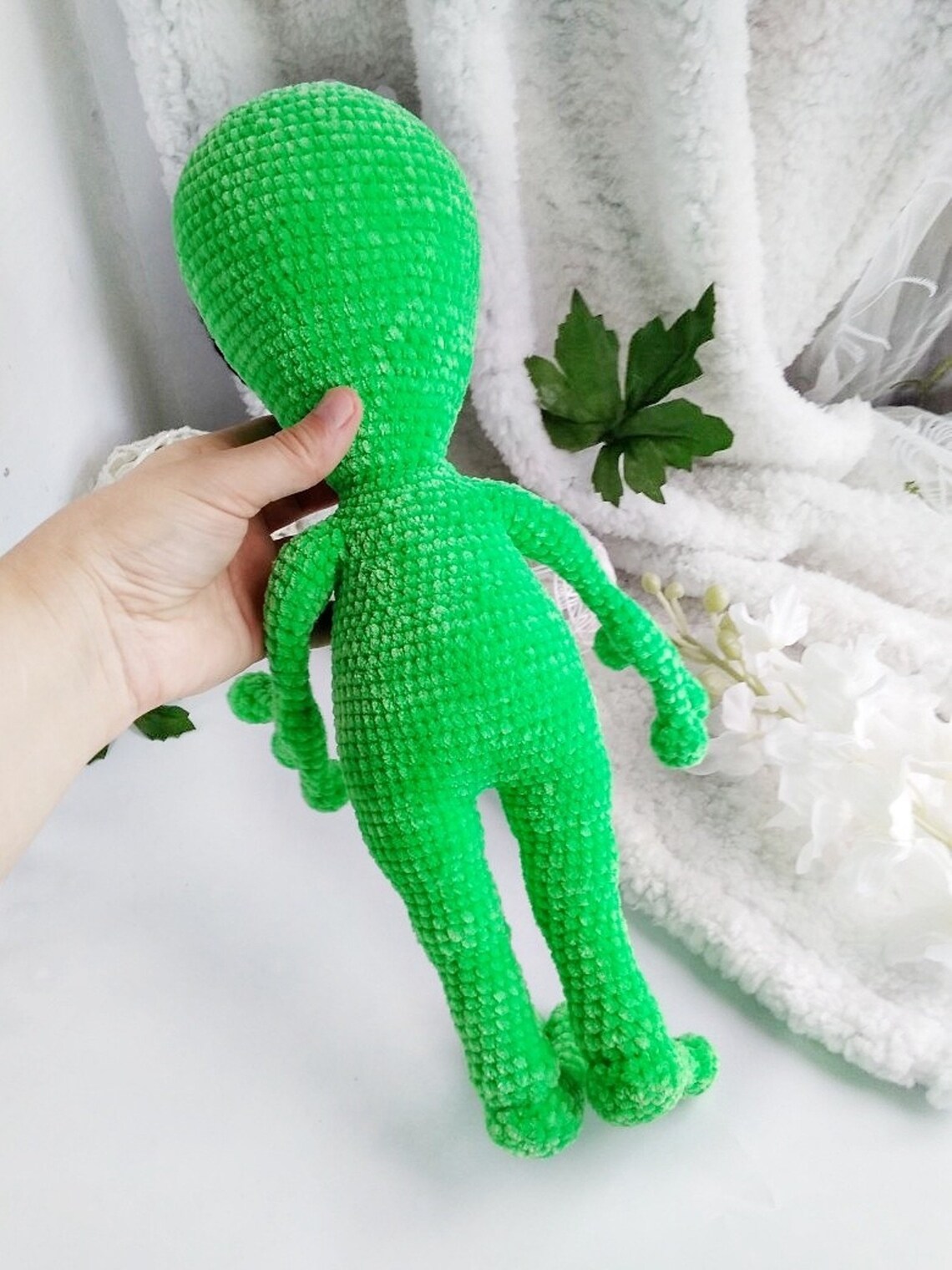 Angry Alien plushie toy Space science toy Little green men UFO | Etsy