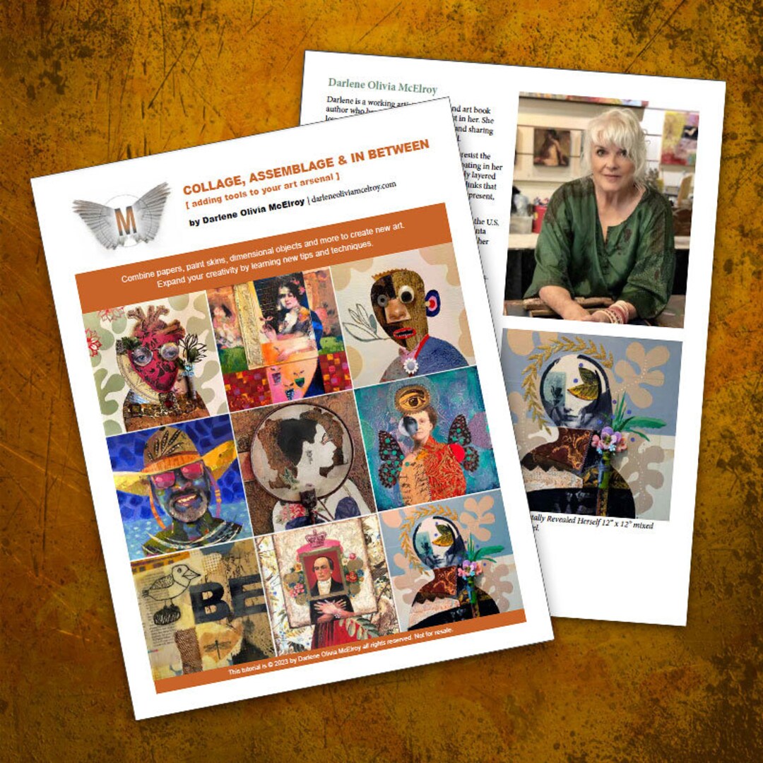 Collage, Assemblage & in Between // Art Instruction // Step by Step ...