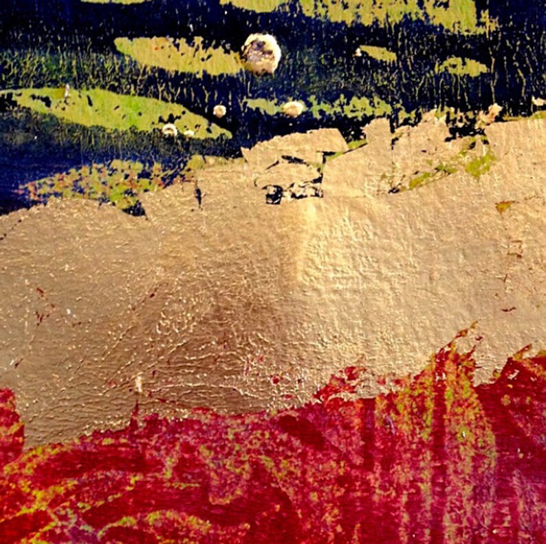 Gold Leaf Techniques #2 // Art Instruction // Step by Step Learning ...