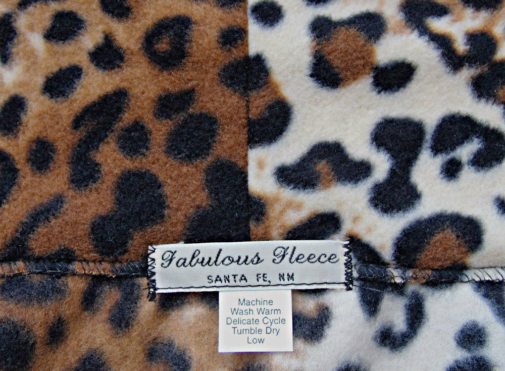 Fleece Bathrobe in Cheetah Print Long Robe Women's Robe - Etsy