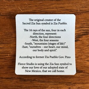 Zia Sun Symbol Sticker, Zia Sacred Sun Symbol Poly Sticker, Zia Sun ...