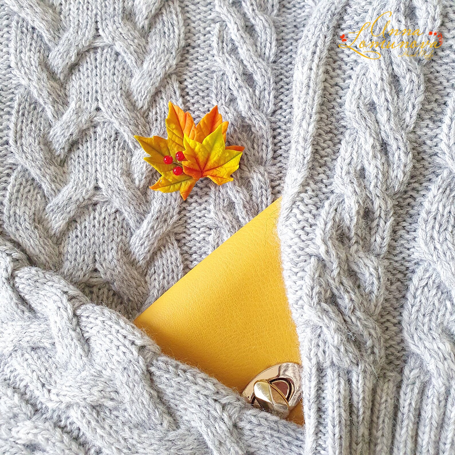 Real Leaf Brooch Autumn Jewelry Yellow Maple Leaf Brooch - Etsy