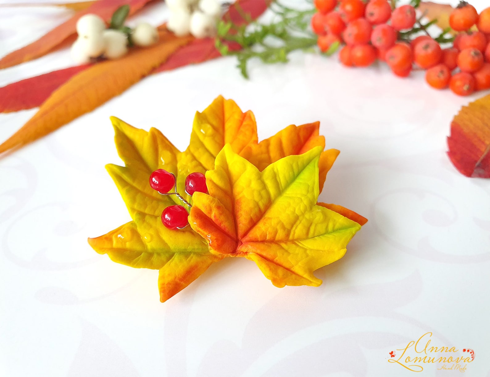 Real Leaf Brooch Autumn Jewelry Yellow Maple Leaf Brooch - Etsy