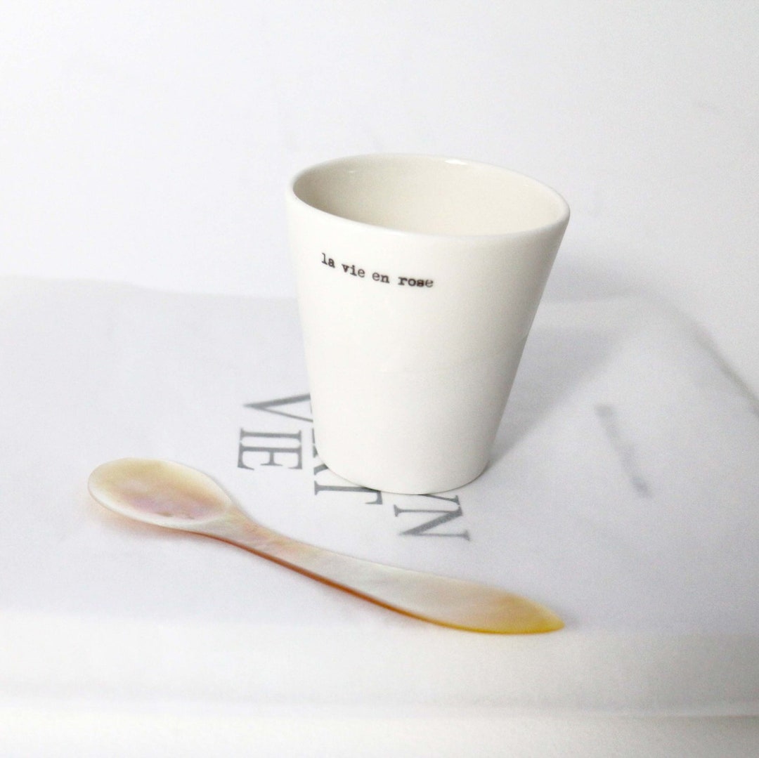 Espresso Cup “la Vie En Rose” - Etsy