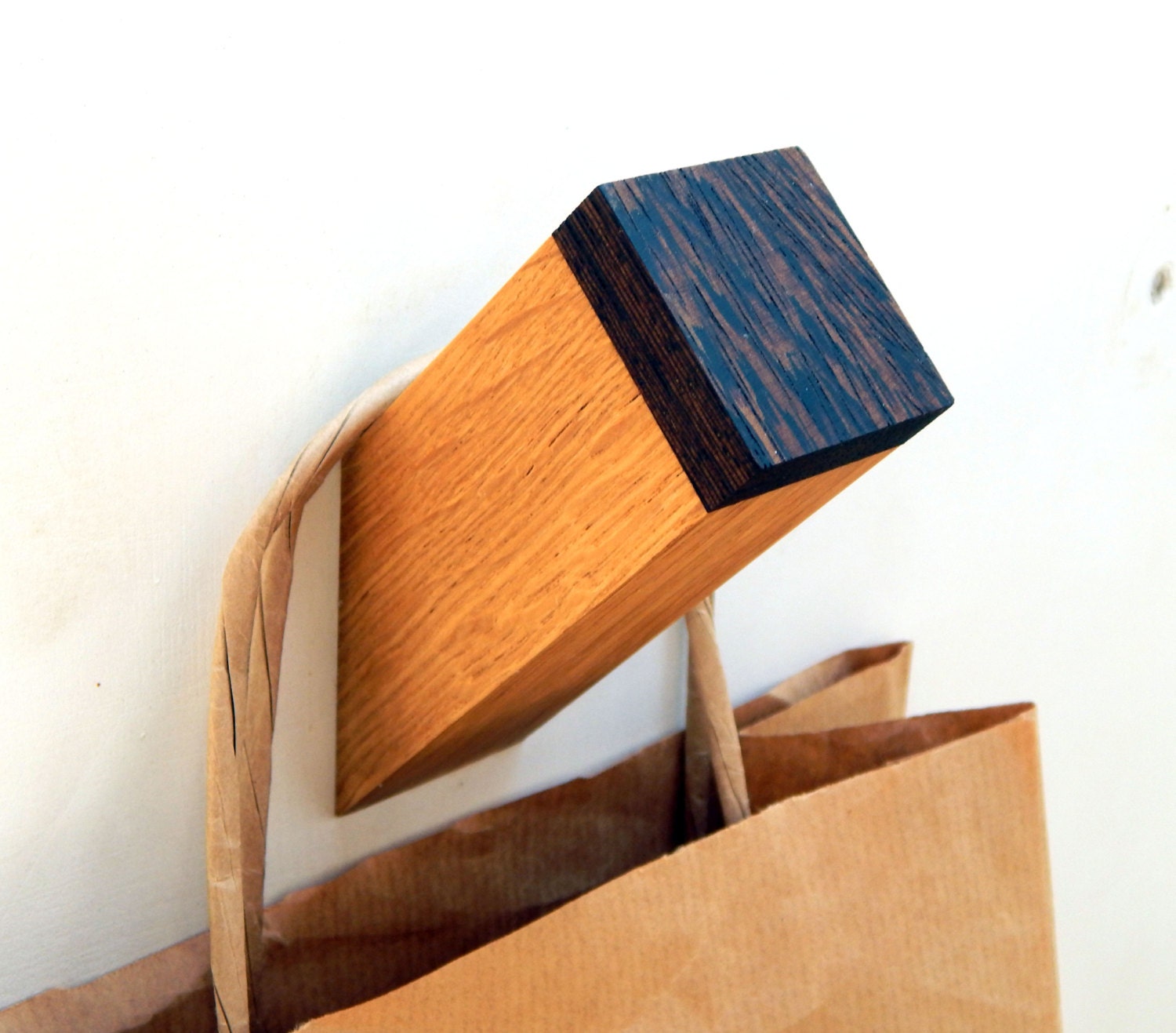 Oak & Venge Wall Hook Wooden Coat Hook Coat Rack Modern - Etsy