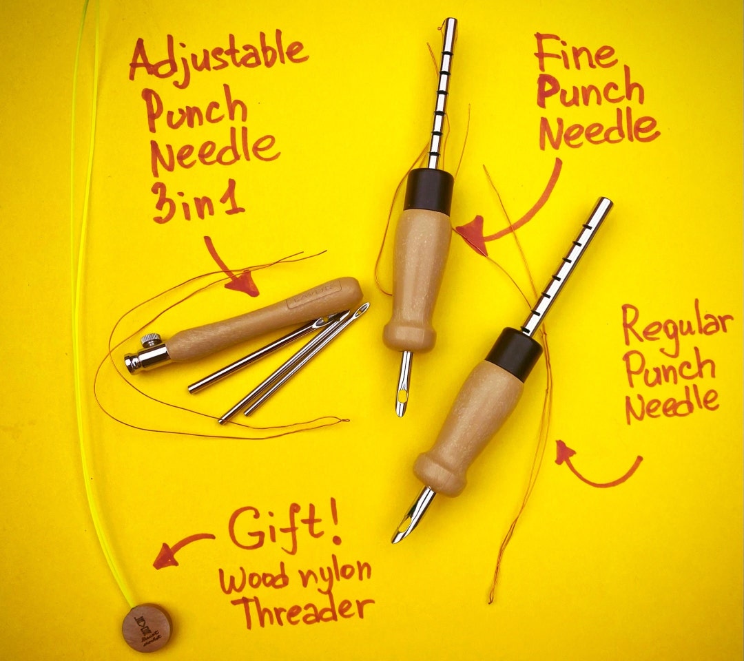 Punch Needle Set Lavor Complete Punch Needle Set Rug Hooking Punch ...