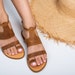 Handmade Greek Leather Gladiator Sandals: Black Toe Ring Strappy Flats ...