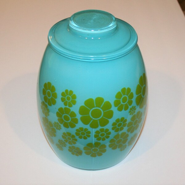 Turquoise Cookie Jar - Etsy