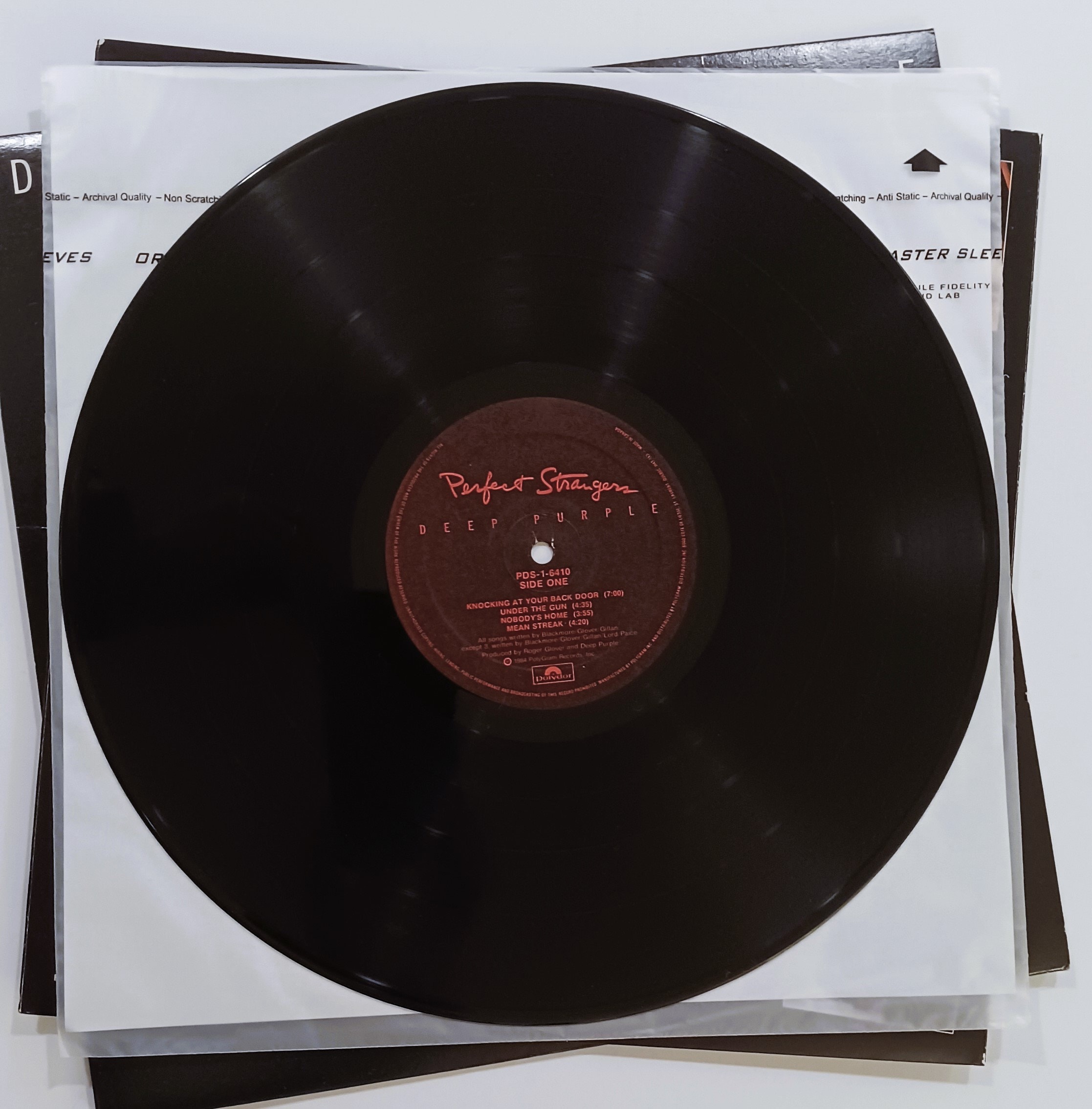 RARE Error Deep Purple Perfect Strangers Vintage Vinyl LP Record ...