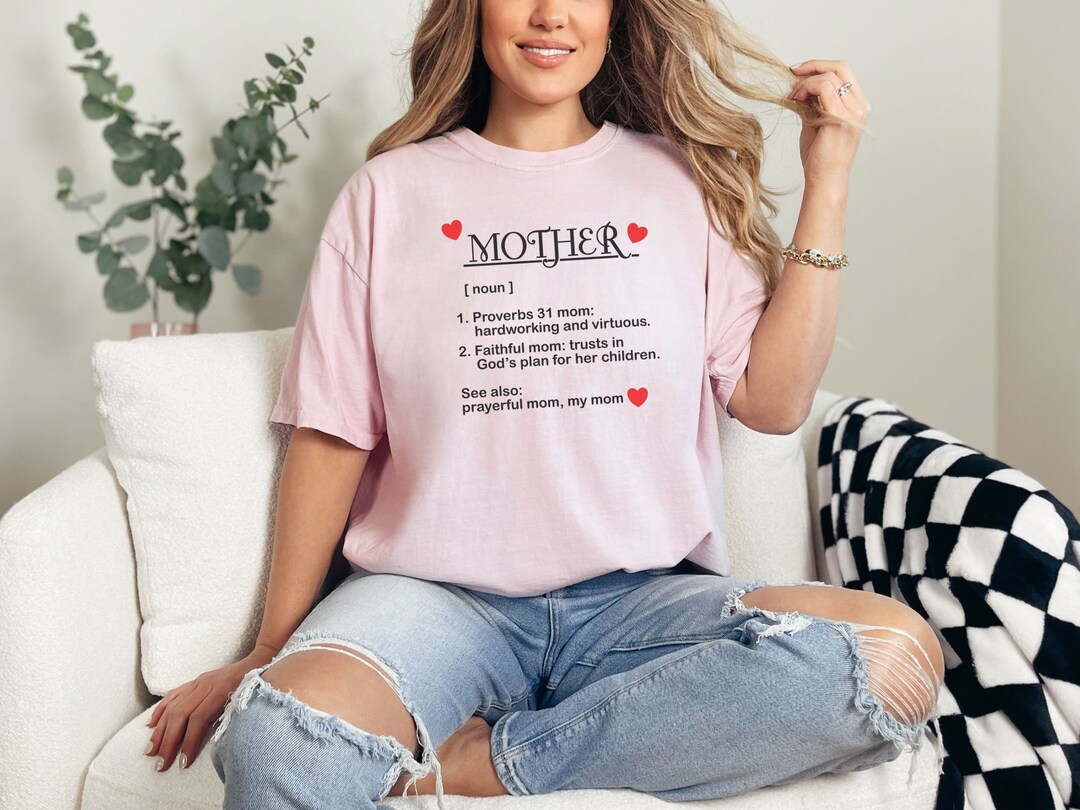 Christian Mother T-shirt: Dictionary Definition, Mothers Day Gift - Etsy