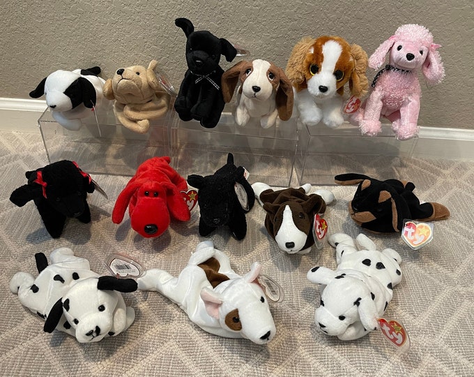 Ty Beanie Babies Dogs your Choice - Etsy
