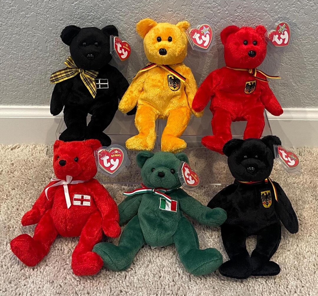 Ty Beanie Babies - Bears (europe Exclusives) - Kernow, Prinz Von Gold ...