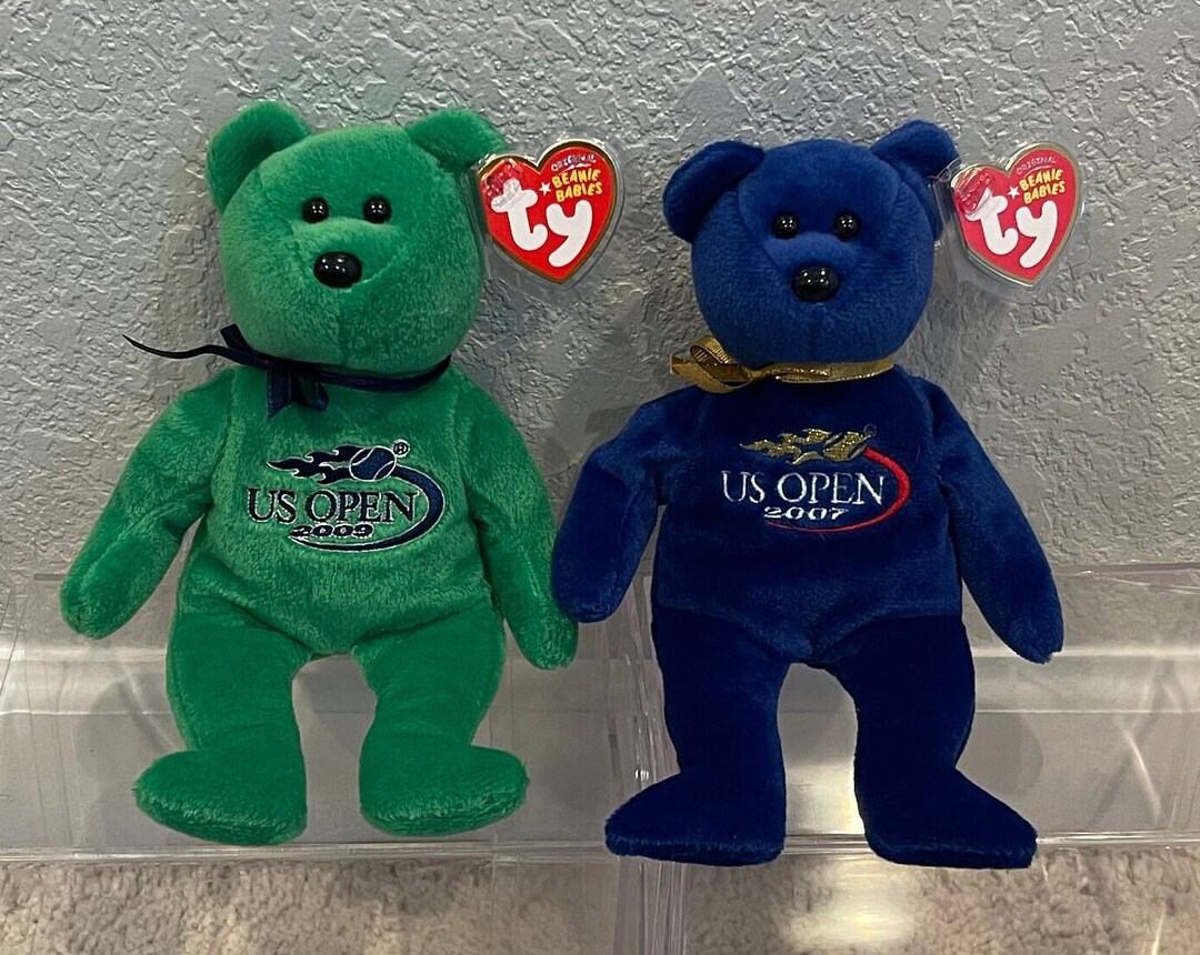 CLEARANCE!!! Ty Beanie Babies - US Open Tennis Bears - Volley (2009 ...