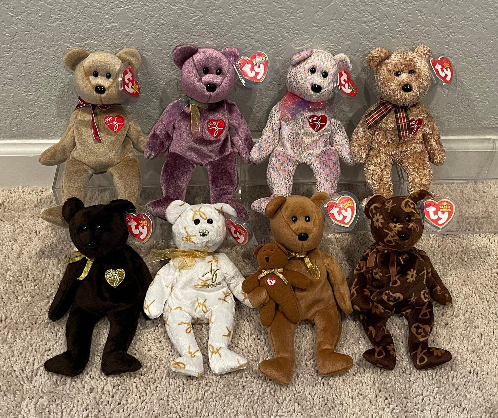 Ty Beanie Babies - Exclusive Ty Warner Signature Bears - 1999 - 2006 ...