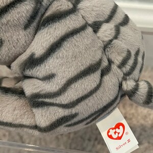 Ty Beanie Babies - Silver II (gray Tabby Cat) - 30th Anniversary ...
