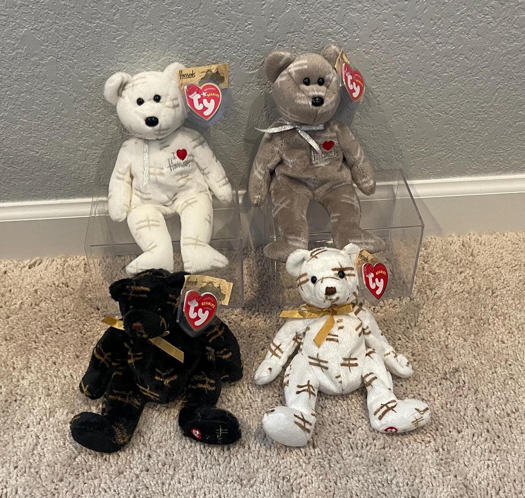 Ty Beanie Babies UK Harrod's Exclusive Bears Starlight, Shooting Star ...