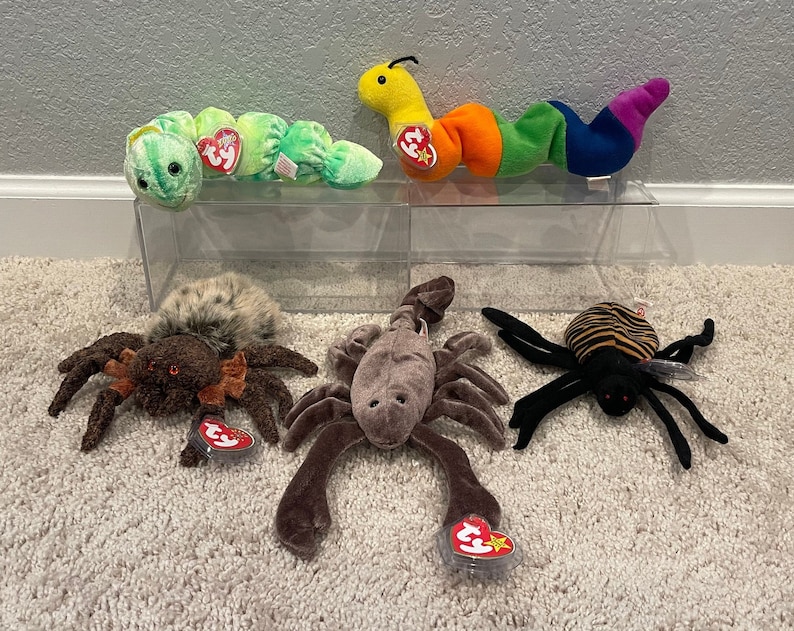 Ty Beanie Babies Bugs & Insects Worms Spiders Scorpions - Etsy
