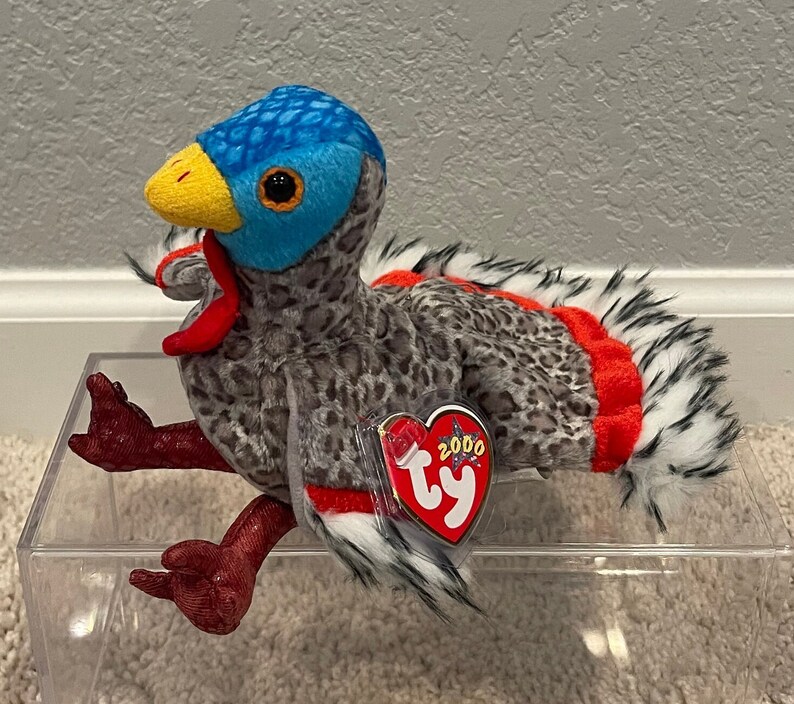 Ty Beanie Babies & Pluffies Thanksgiving Turkeys Gobble - Etsy