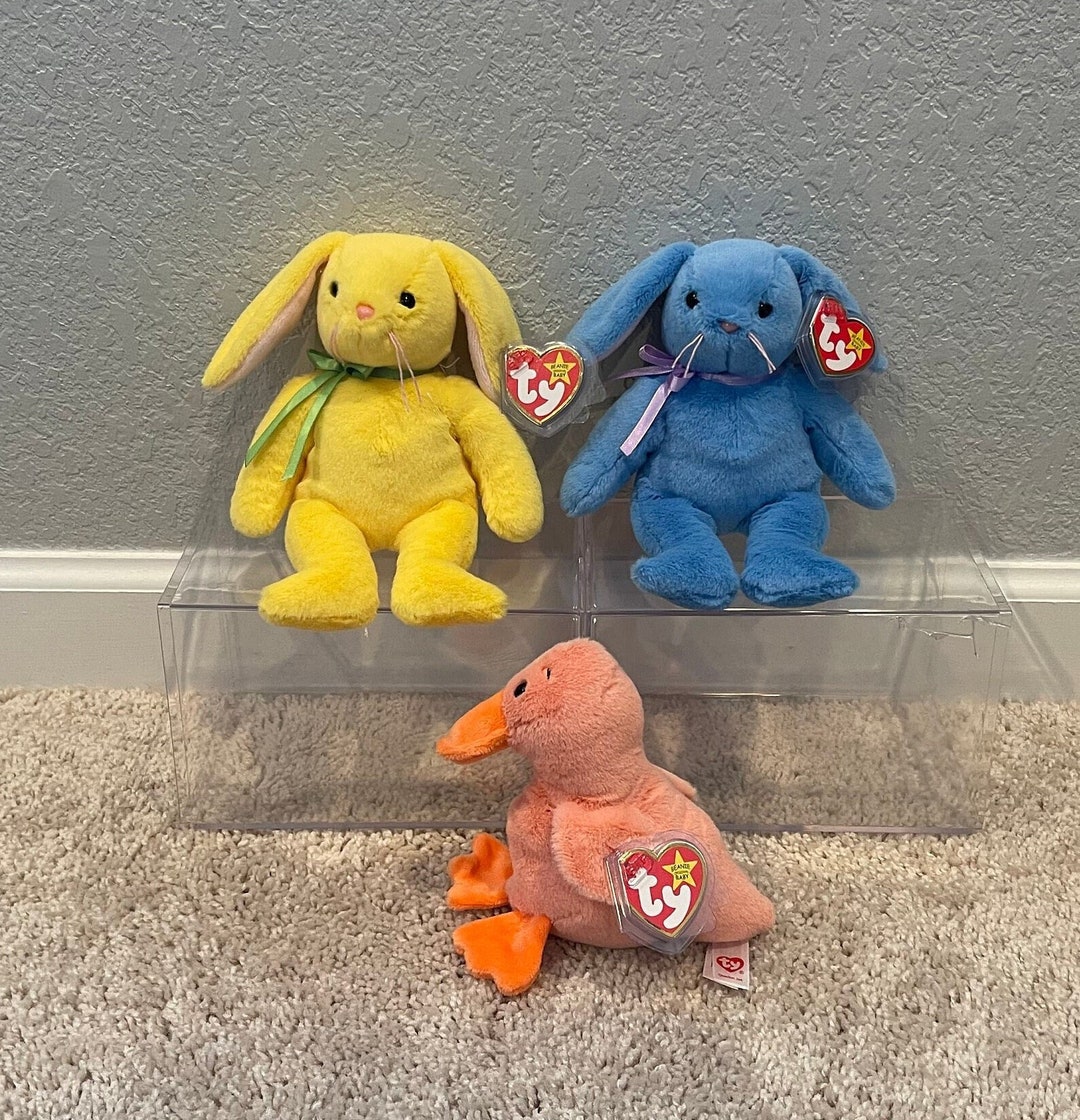 Ty Beanie Babies - Easter Bunny Rabbits and Ducks - Willow, Marsh ...