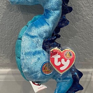 Ty Beanie Babies - Ocean - Seahorse, Seal, Octopus, Squid, Stingray ...