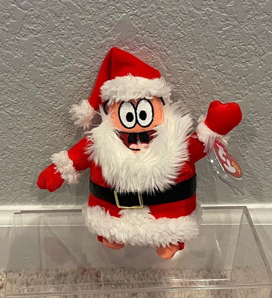 Ty Beanie Babies - Patrick Claus (patrick Star the Santa Claus ...