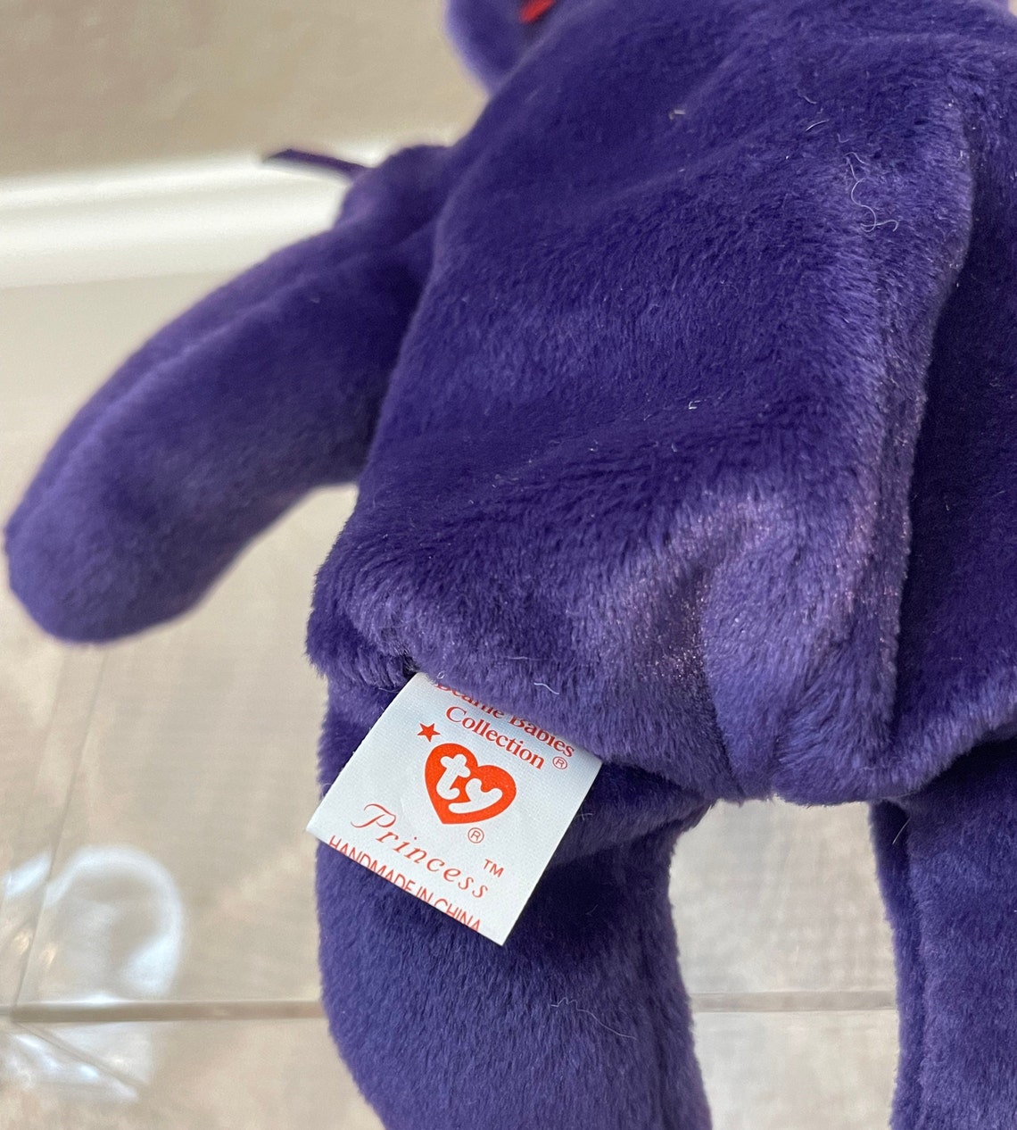Ty Beanie Babies Princess Diana England Royal Purple Bear - Etsy