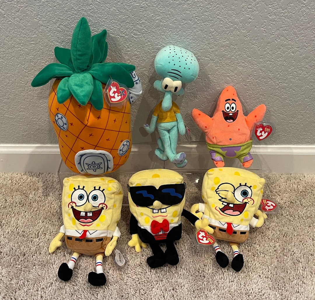 Ty Beanie Babies & Ty Beanie Buddies Spongebob Squarepants Spongebob ...