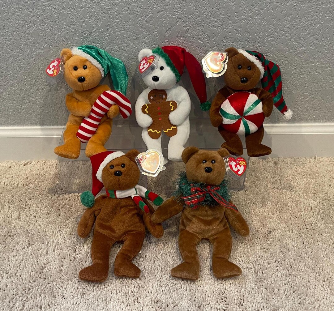 Ty Beanie Babies - Christmas Bears - Tasty, Goody, Yummy, 2008 Holiday ...