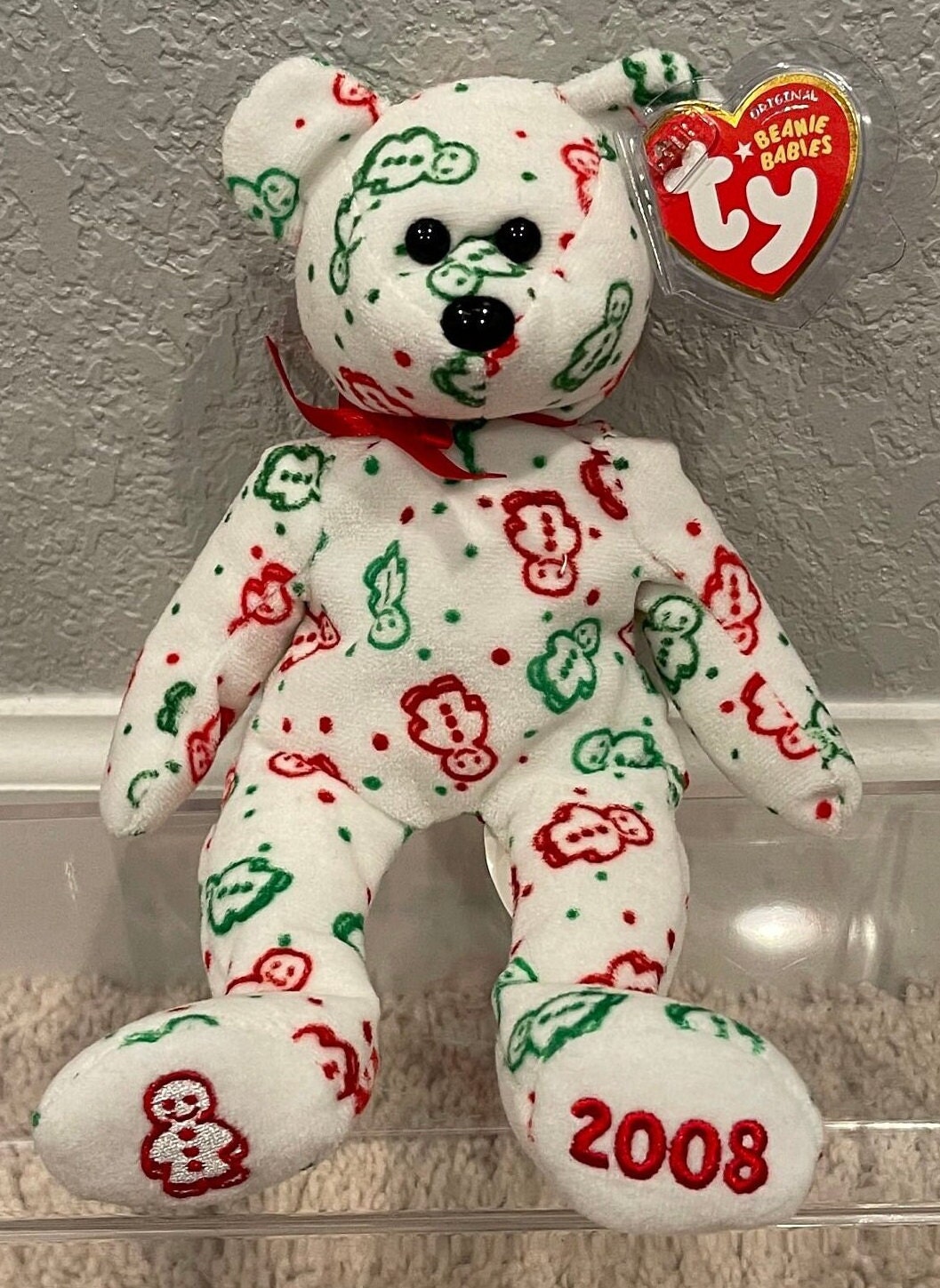 Ty Beanie Babies - Christmas Bears - Flaky, Snowbelles, Cand-e, Kringle ...