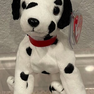 Ty Beanie Babies Dalmatian Dogs Dizzy, Rescue, Rescue FDNY, Fireplug ...