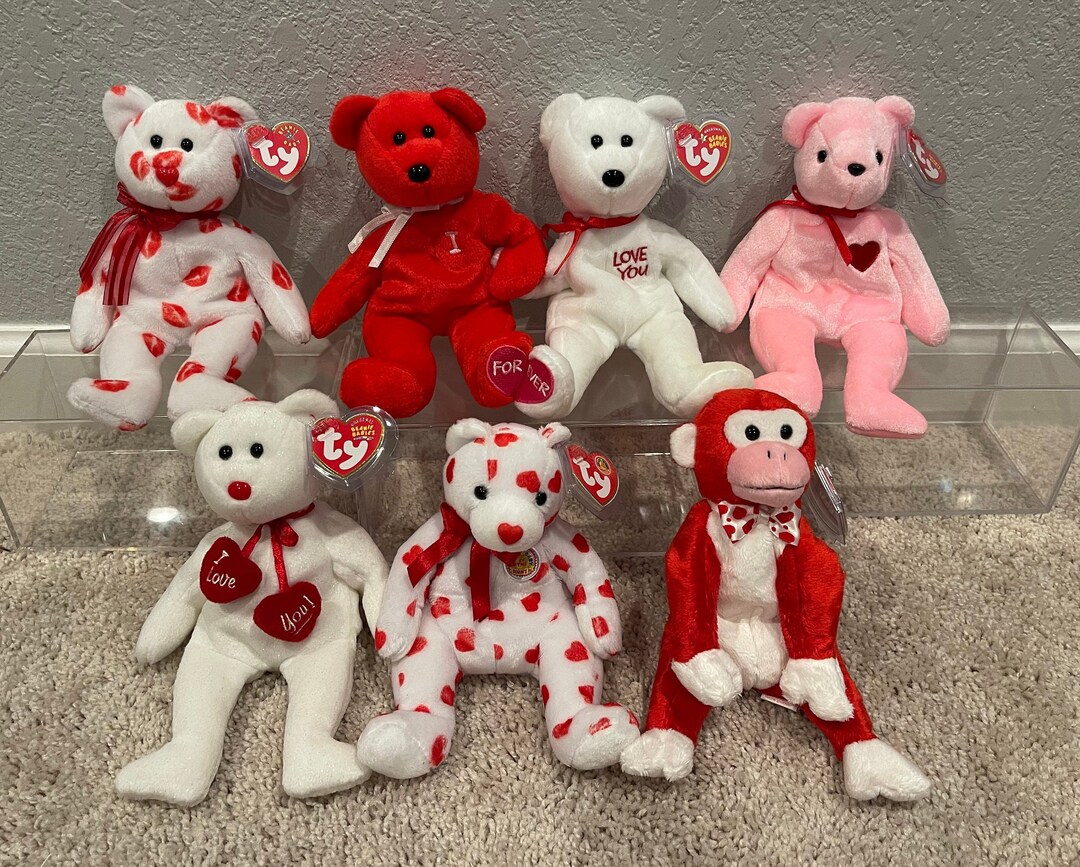 Ty Beanie Babies Valentine's Day Bears your Choice - Etsy