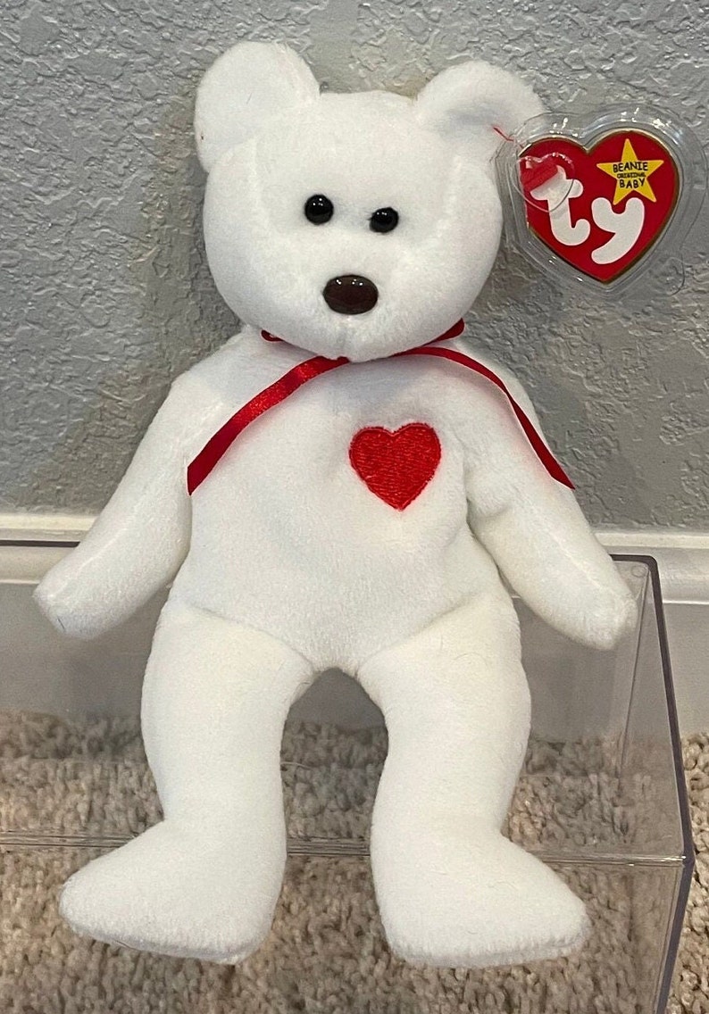 Ty Beanie Babies - Valentine Bears - Valentino, Valentina, Kissy ...